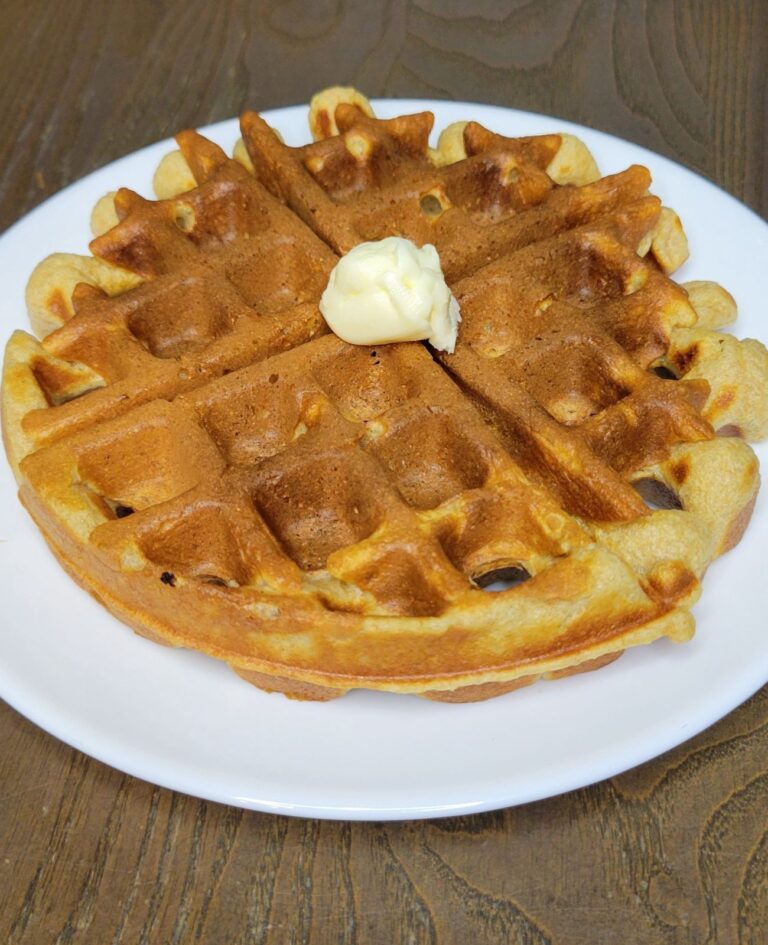 Spelt Waffles Made With Fresh Milled Flour - Super Easy!