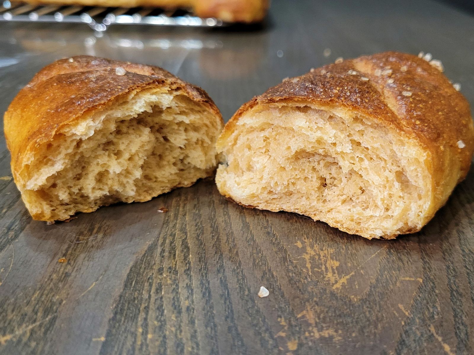 Pretzel Buns: How To Make With Fresh Milled Flour - Grains In Small Places