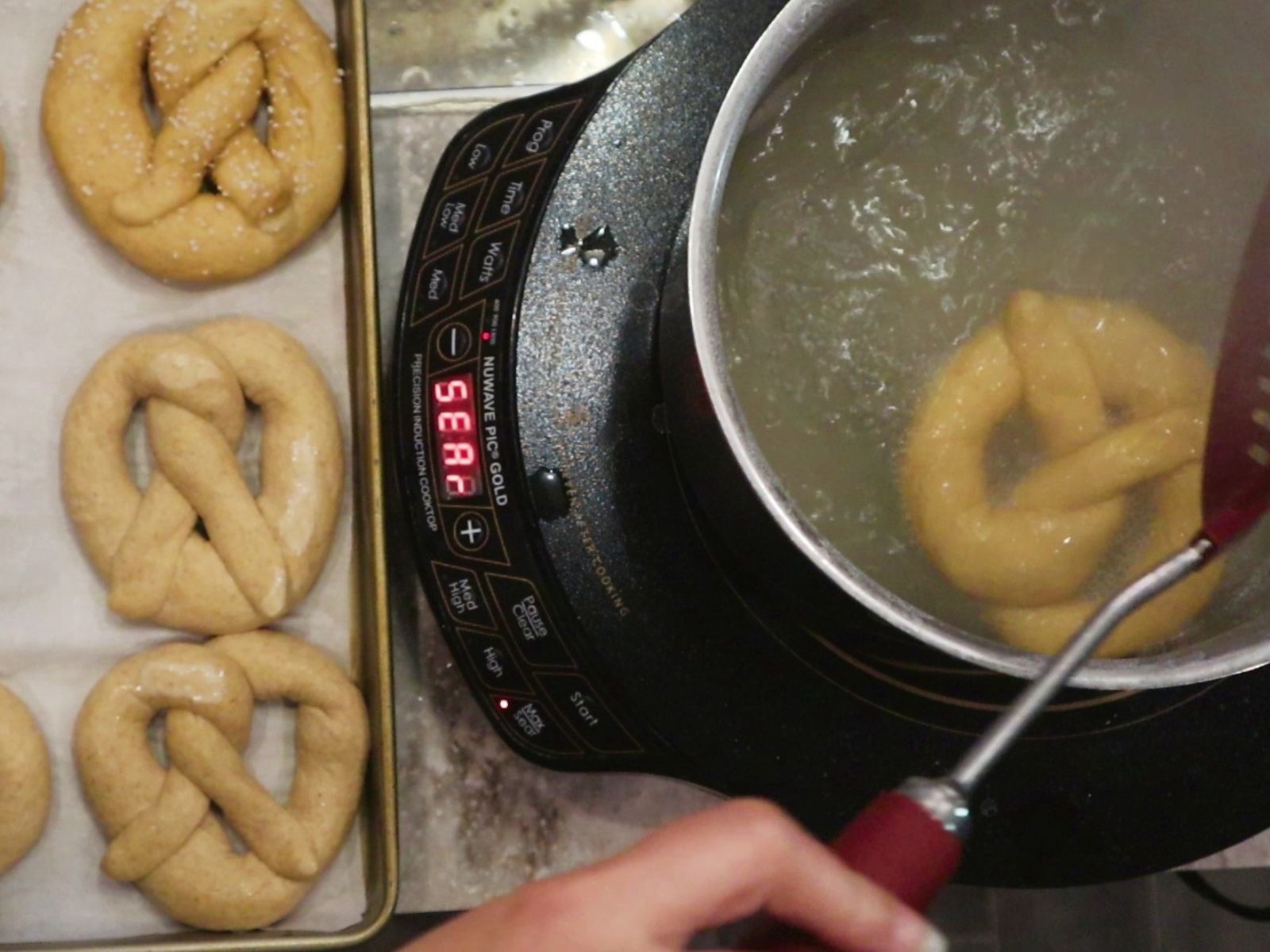 The Best Soft Pretzels Made With Fresh Milled Flour - Grains In Small ...
