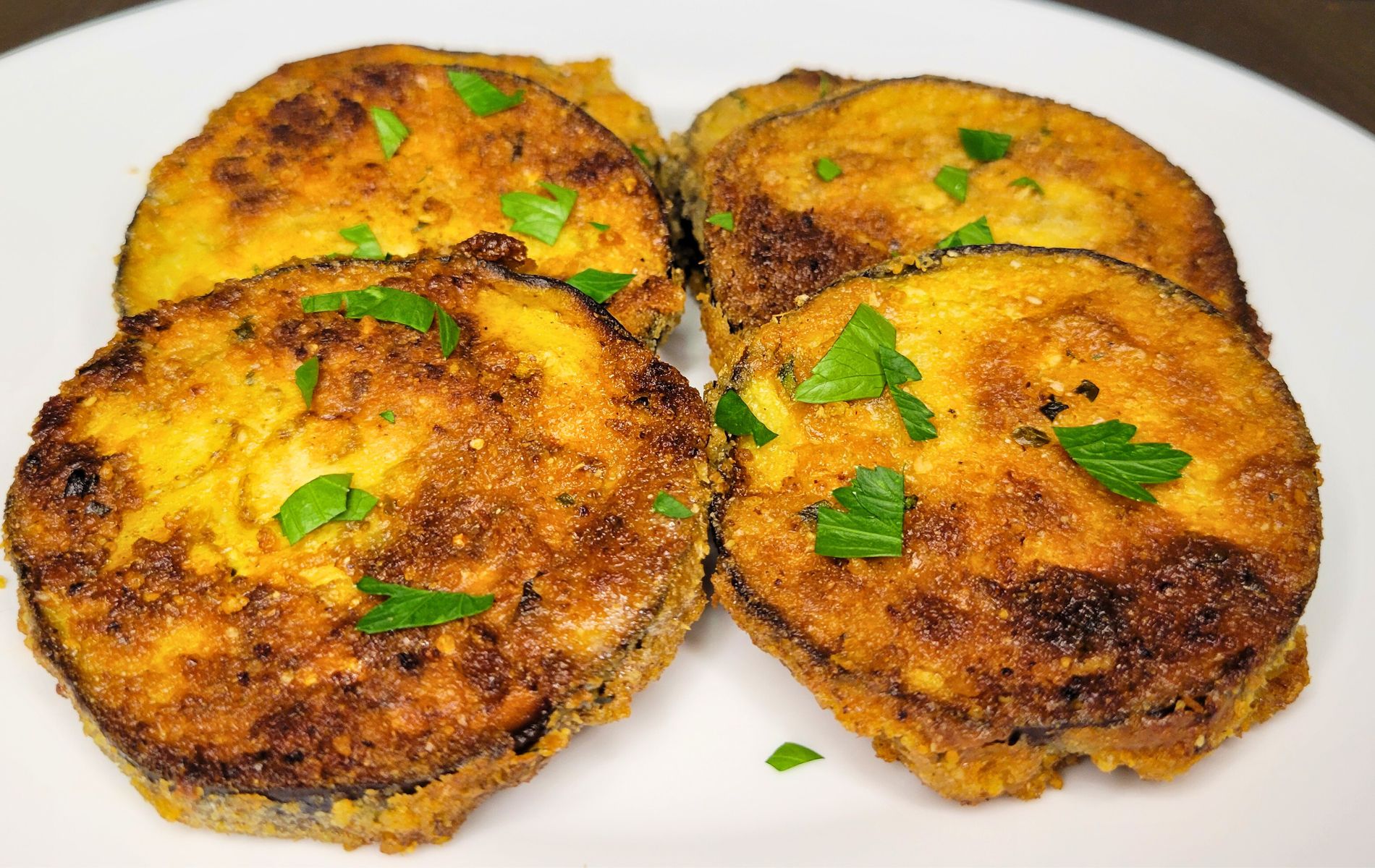 Eggplant Parmesan Made With Fresh Milled Flour - Grains In Small Places