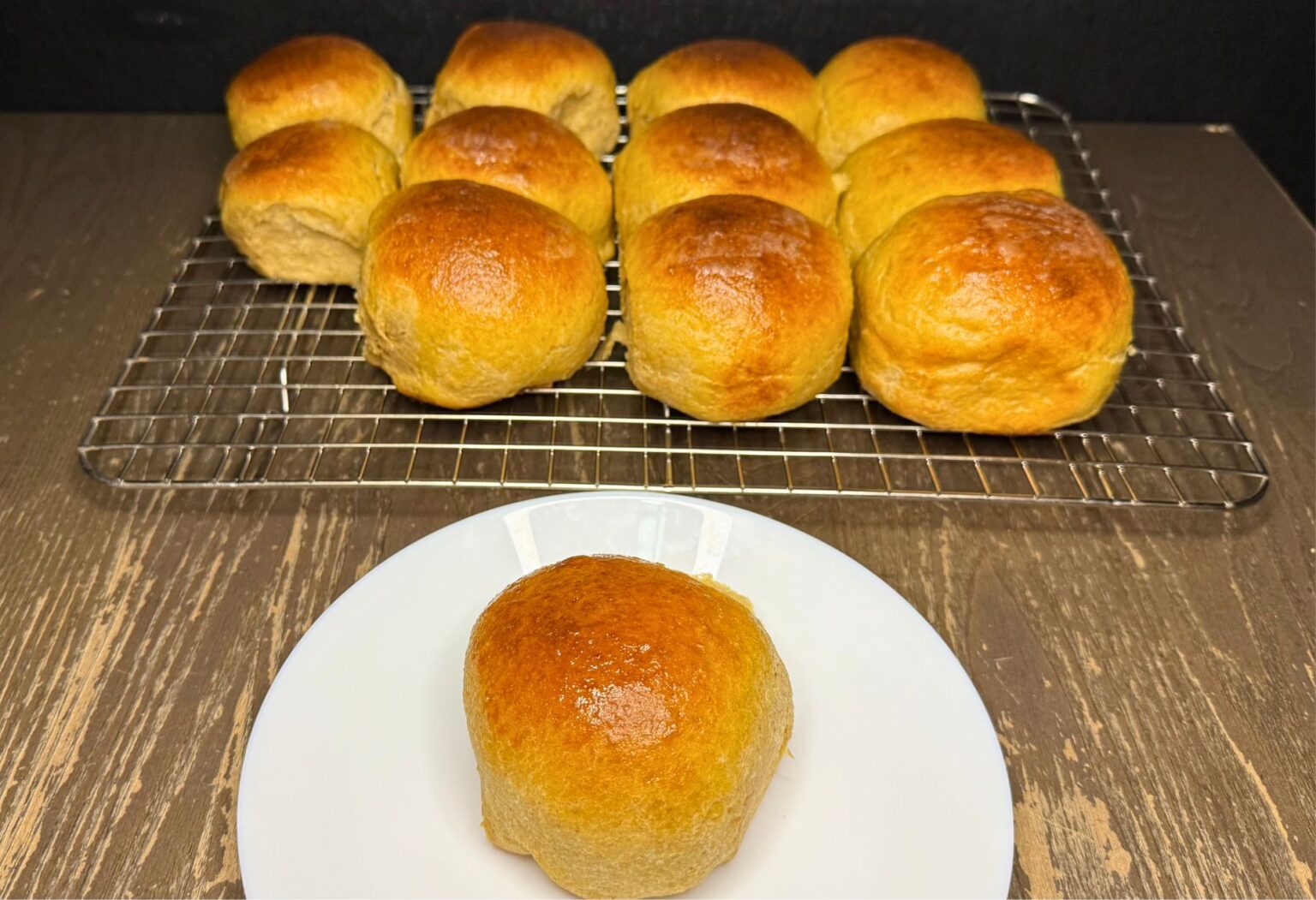 Tangzhong Rolls Made With Fresh Milled Flour - Grains In Small Places